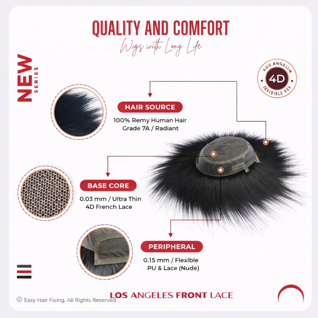 Los Angeles French Lace Hair Patch – EASY HAIR FIXING – Easy Hair Fixing